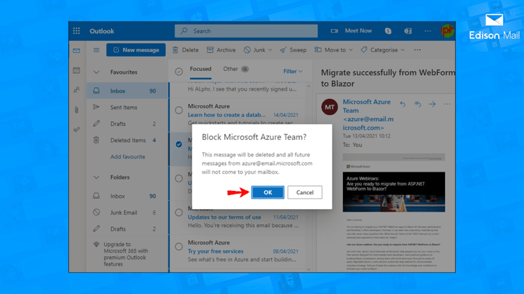 How to Block Senders on Hotmail & Outlook | Edison Mail — Edison Mail