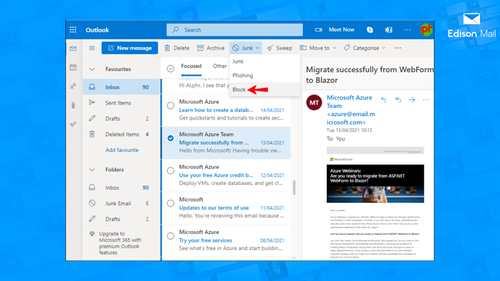 How to Block Senders on Hotmail & Outlook | Edison Mail — Edison Mail