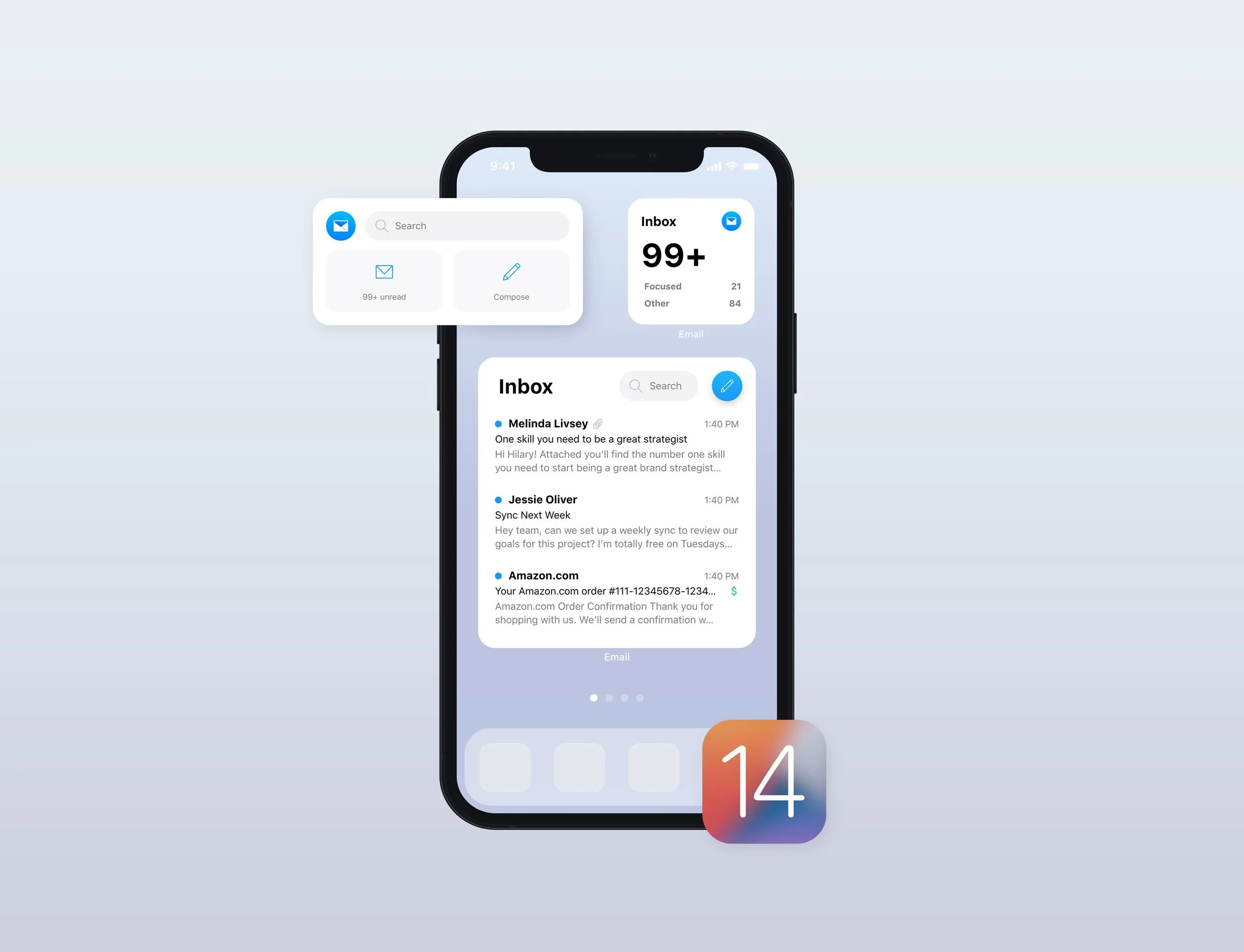 Edison Mail Releases Six New Widgets for iOS 14 — Edison Mail