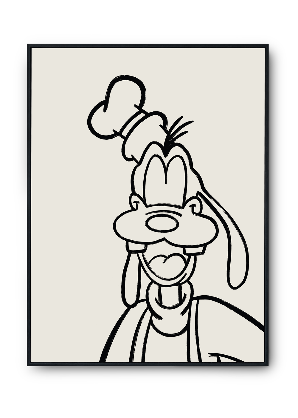 Disney Goofy Black And White