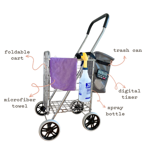 ADHD-friendly Cleaning Process + Checklist | Pine & Feather Studio