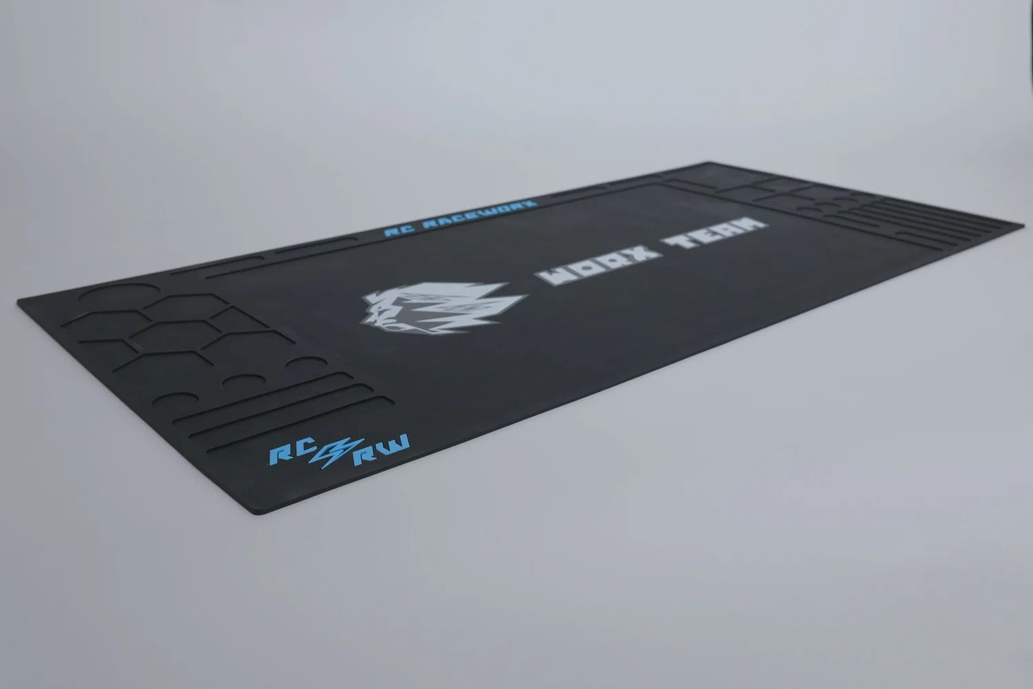 RC Raceworx Flight Deck Pit Mat 23x48 - Gray and Black — RC Raceworx ...