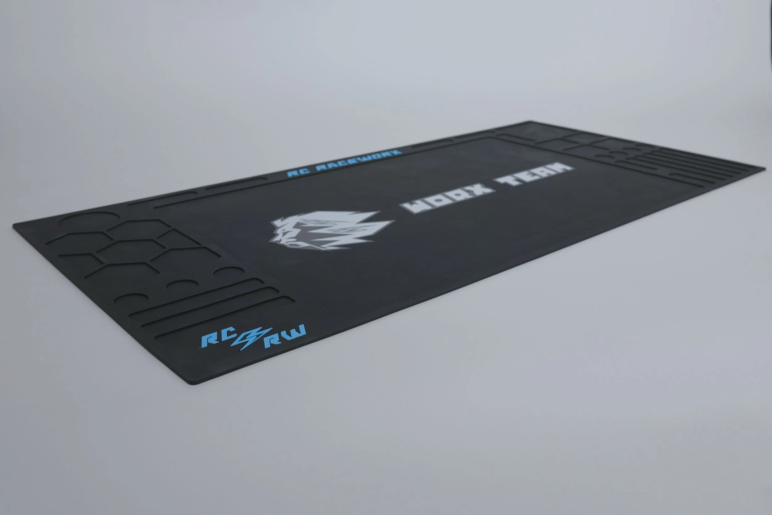 RC Raceworx Flight Deck Pit Mat 23x48 - Gray and Black — RC Raceworx ...