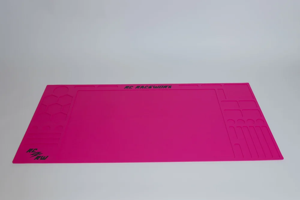 RC Raceworx Flight Deck Pit Mat 23x48 - Gray and Black — RC Raceworx ...