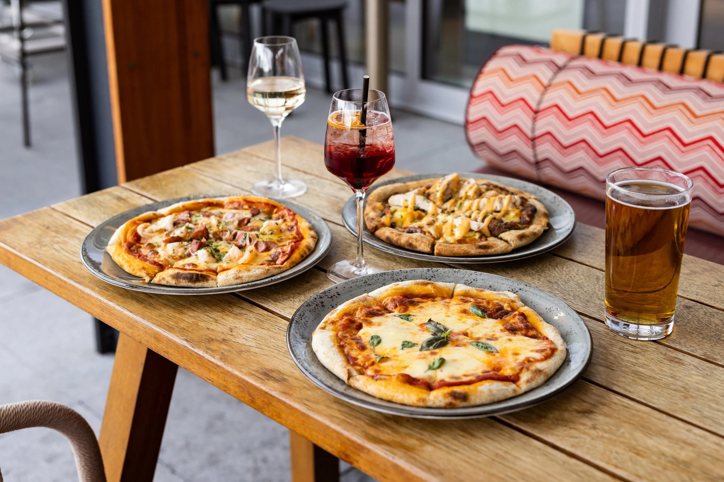 Eat & Drink — core restaurant and bar