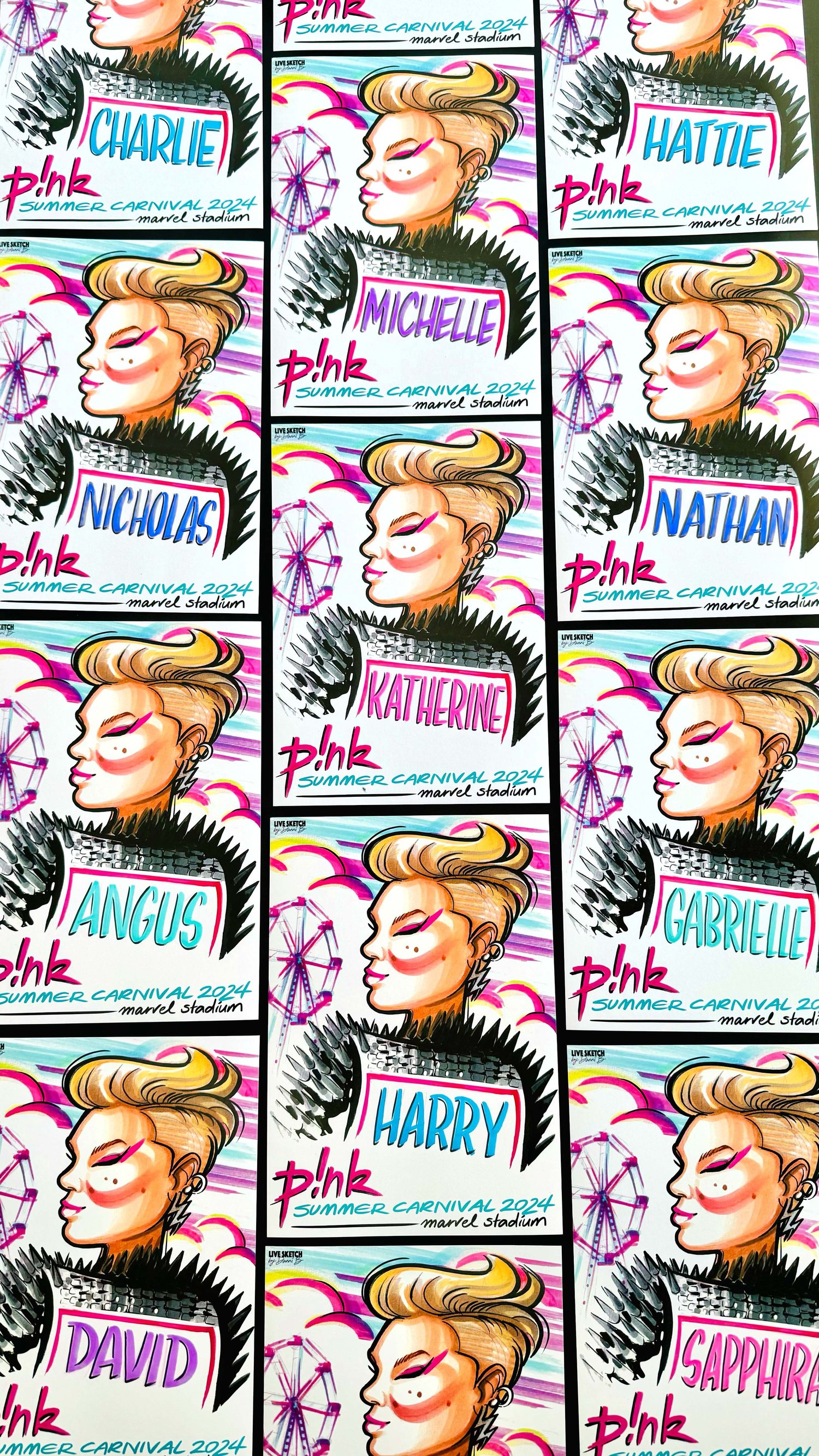 Live Event Illustrator / Live Fashion Illustrator / Live Wedding ...