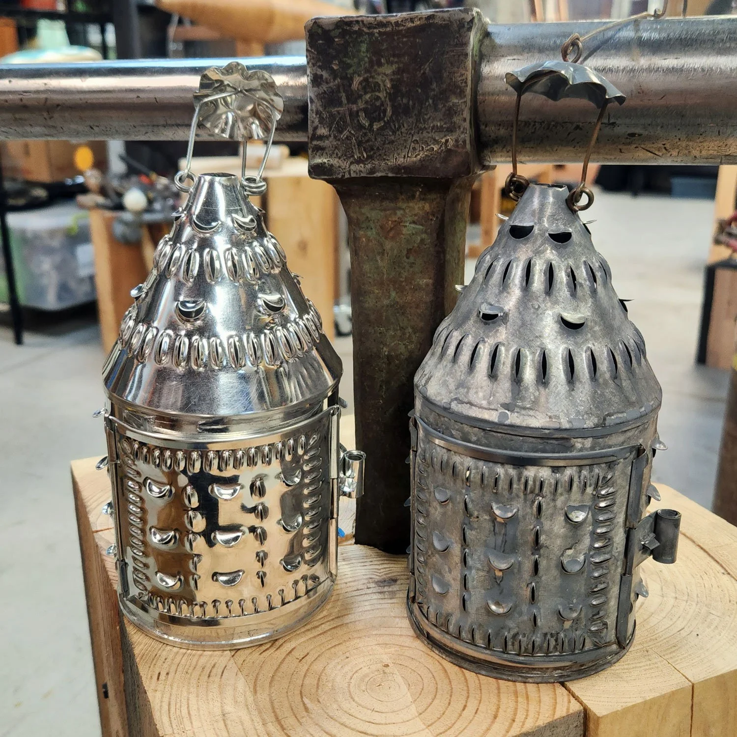 Making a small round traditional tin williamsburg lantern — Rob Gorrell ...