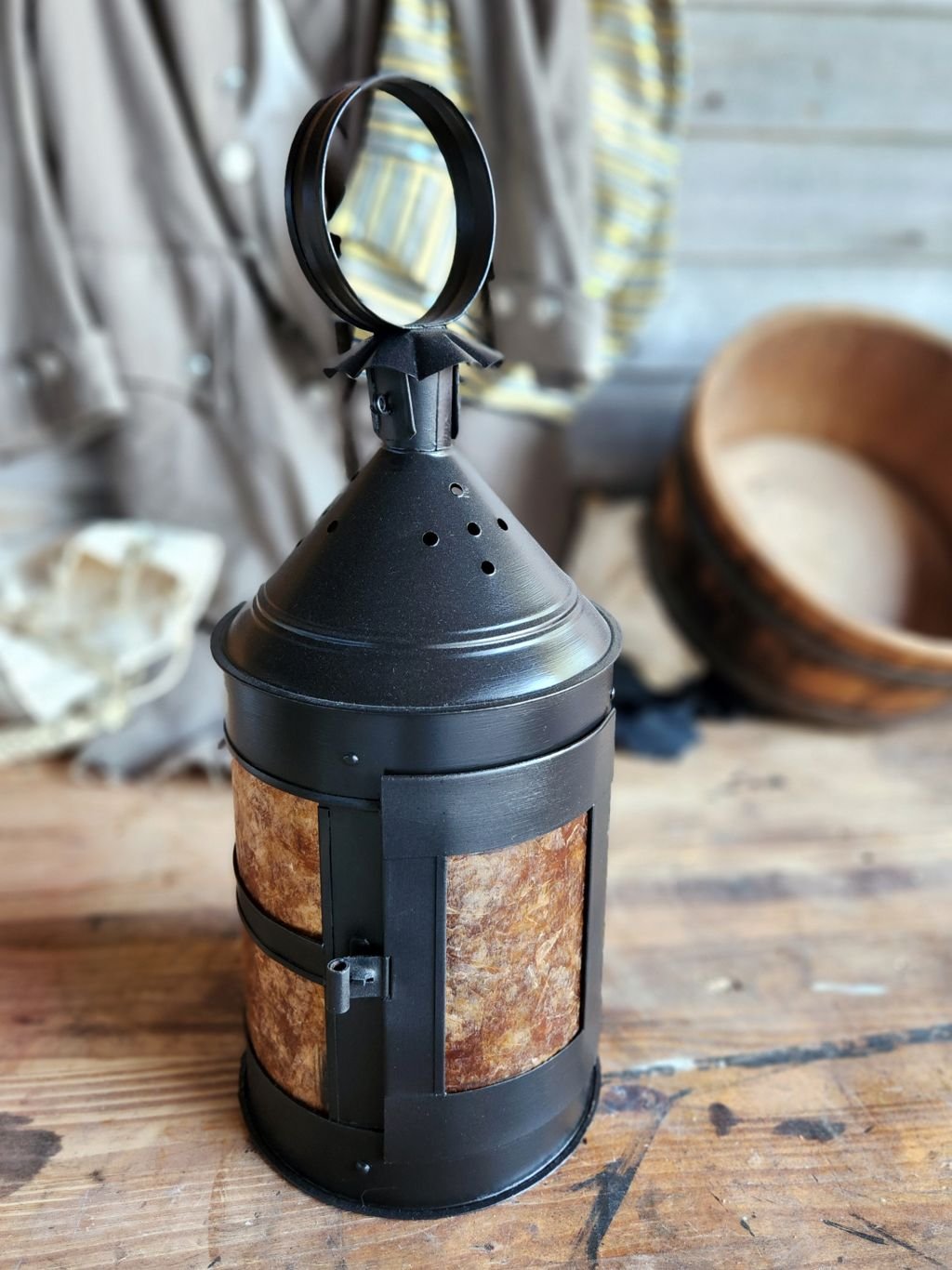 Kate's round tin ship lantern — Rob Gorrell - Maker