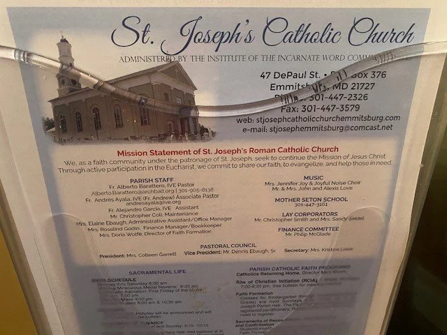 Parish Bulletin — St. Joseph's Catholic Church