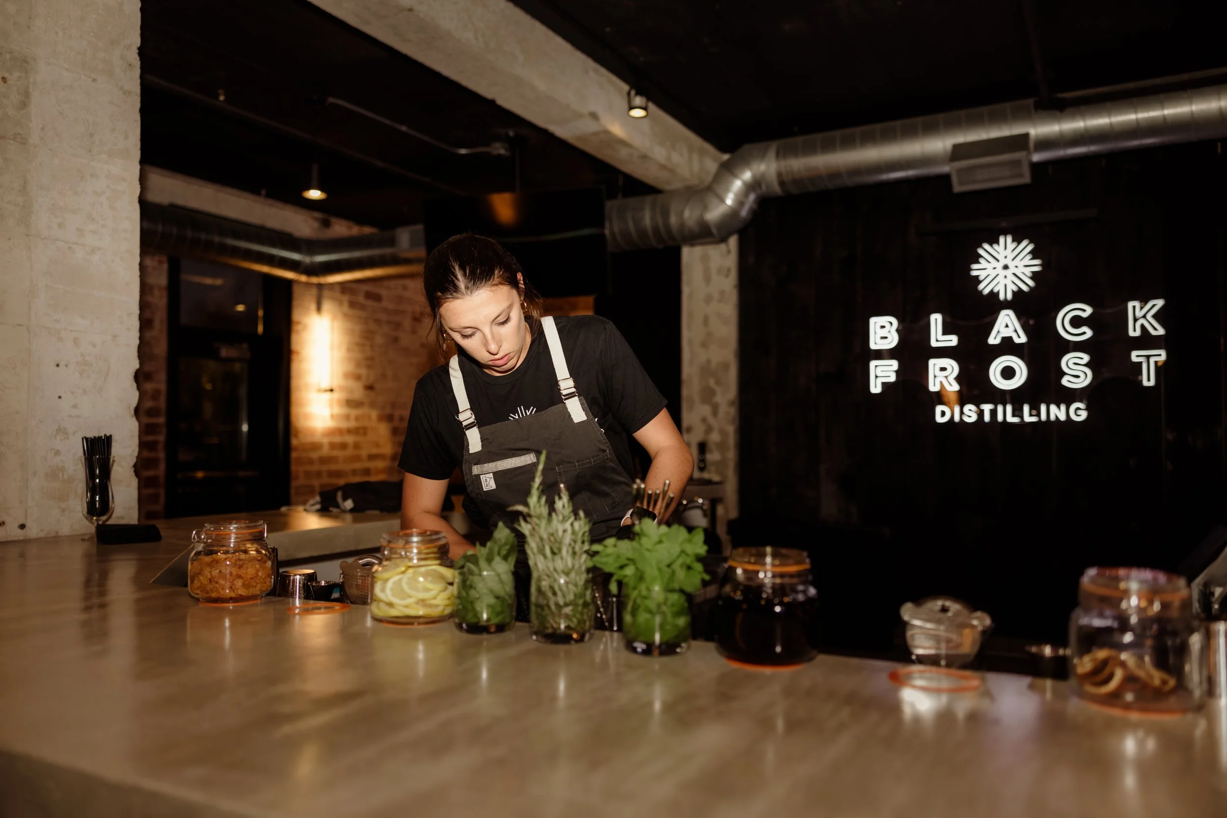 THE QUARTERS — Black Frost Distilling