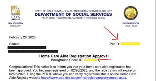 Part 2: How To Register As A Home Care Aide In California - Live Scan ...