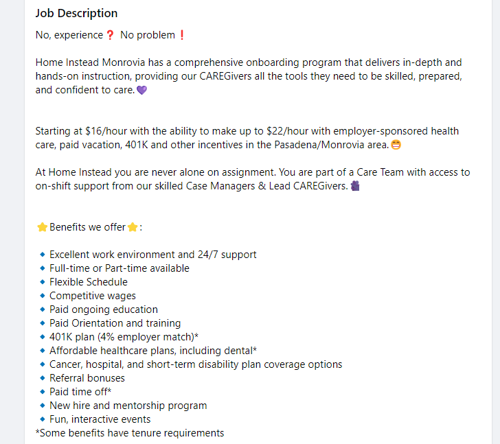 How to Create a Job Post that Attracts Caregivers - Augusta Care ...