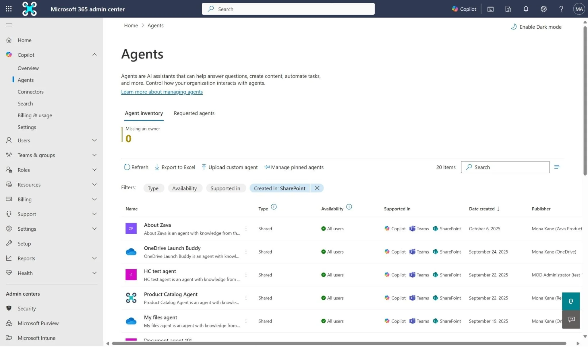 SharePoint Agents Now Manageable via Copilot Control System — Bright ...