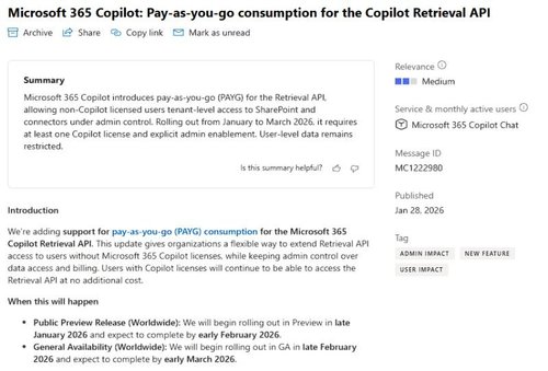 Microsoft Brings PAYG to the Copilot Retrieval API—But at What Cost ...