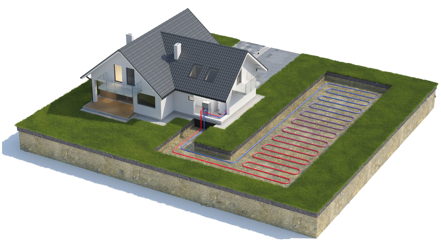 How a ground source heat pump works — Ground Source Heat Pump System ...