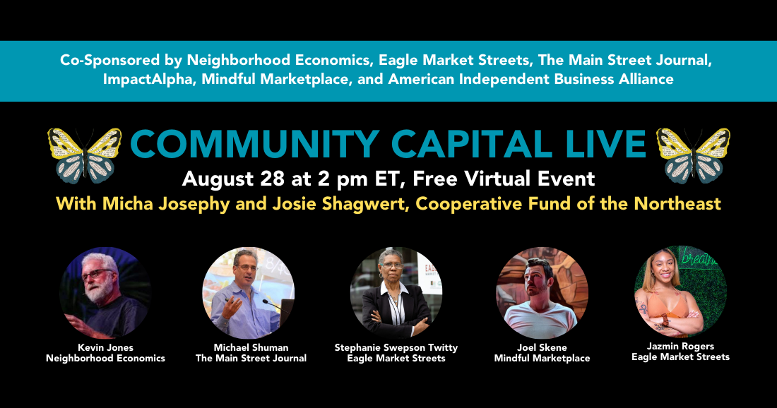Community Capital Live: Micha Josephy and Josie Shagwert of Cooperative ...