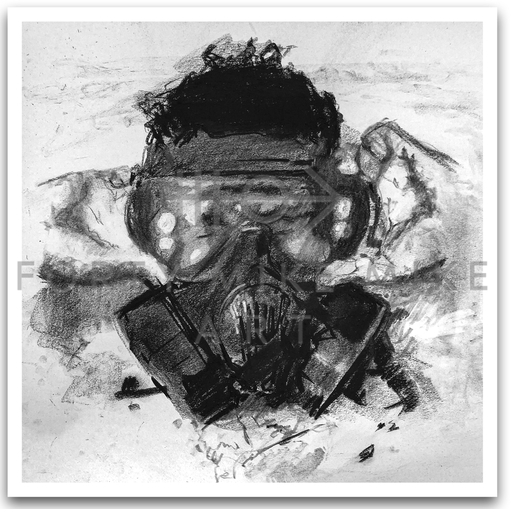 Limited Edition 'USMC" Print — Forty Mike Mike Art
