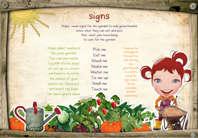 Make your own garden signs | dirtgirlworld | Family-Friendly ...
