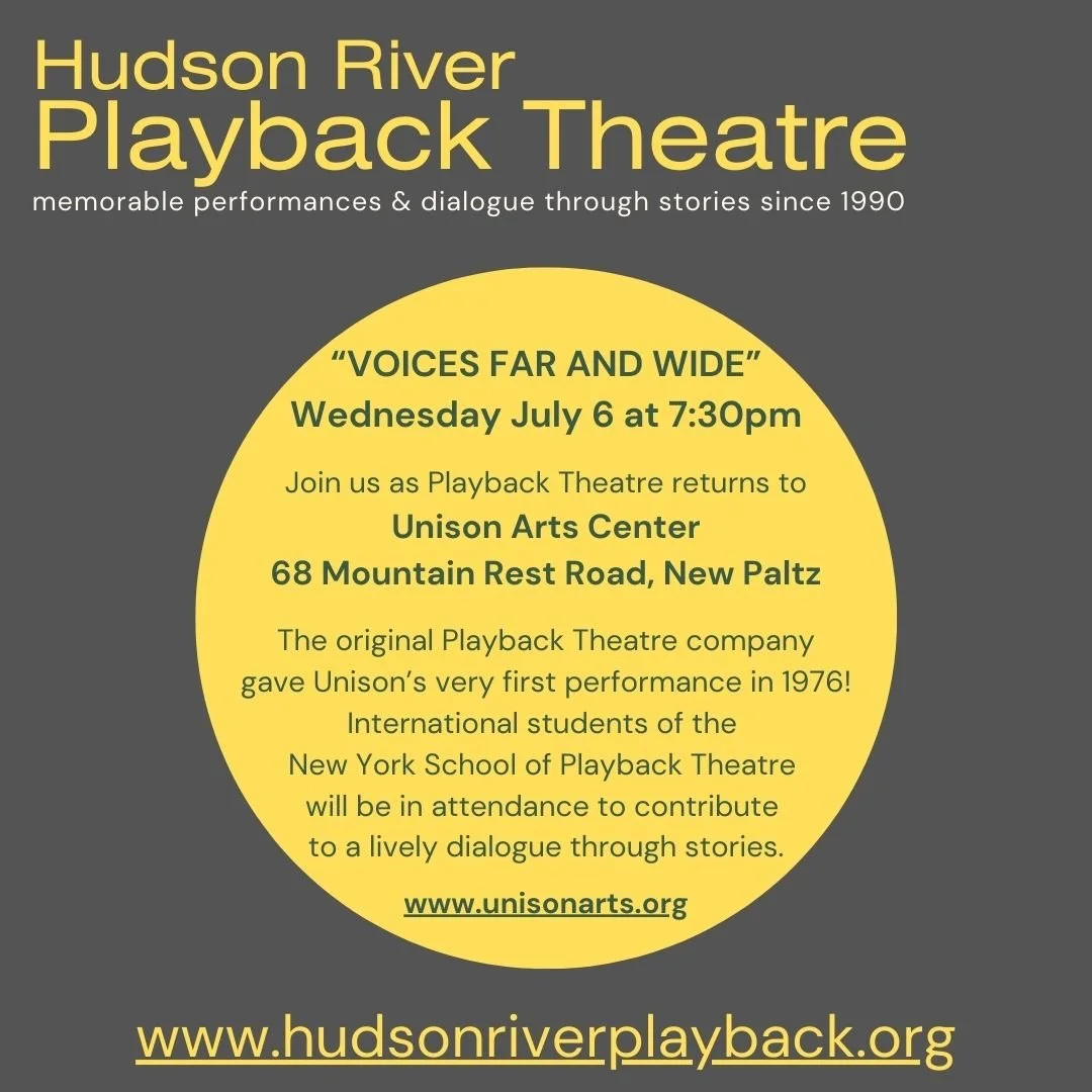 Hudson River Playback Theatre: Storytelling Event - VOICES FAR AND WIDE ...