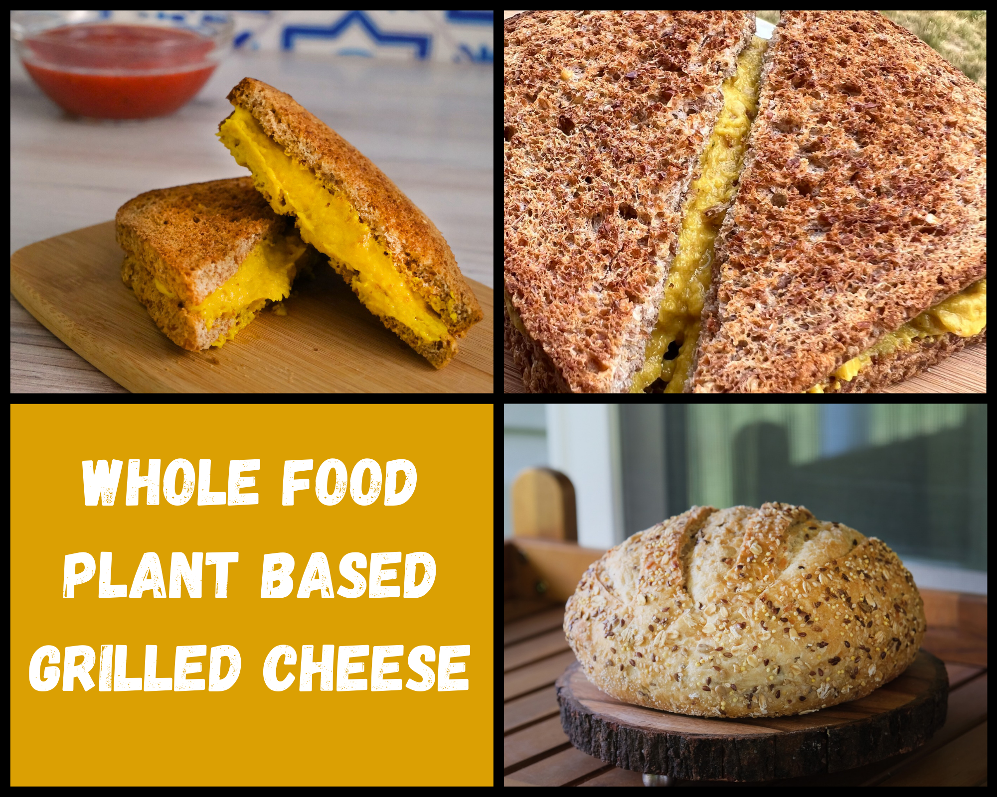 Whole Food Plant Based Grilled Cheese — Jaroudi Foodie