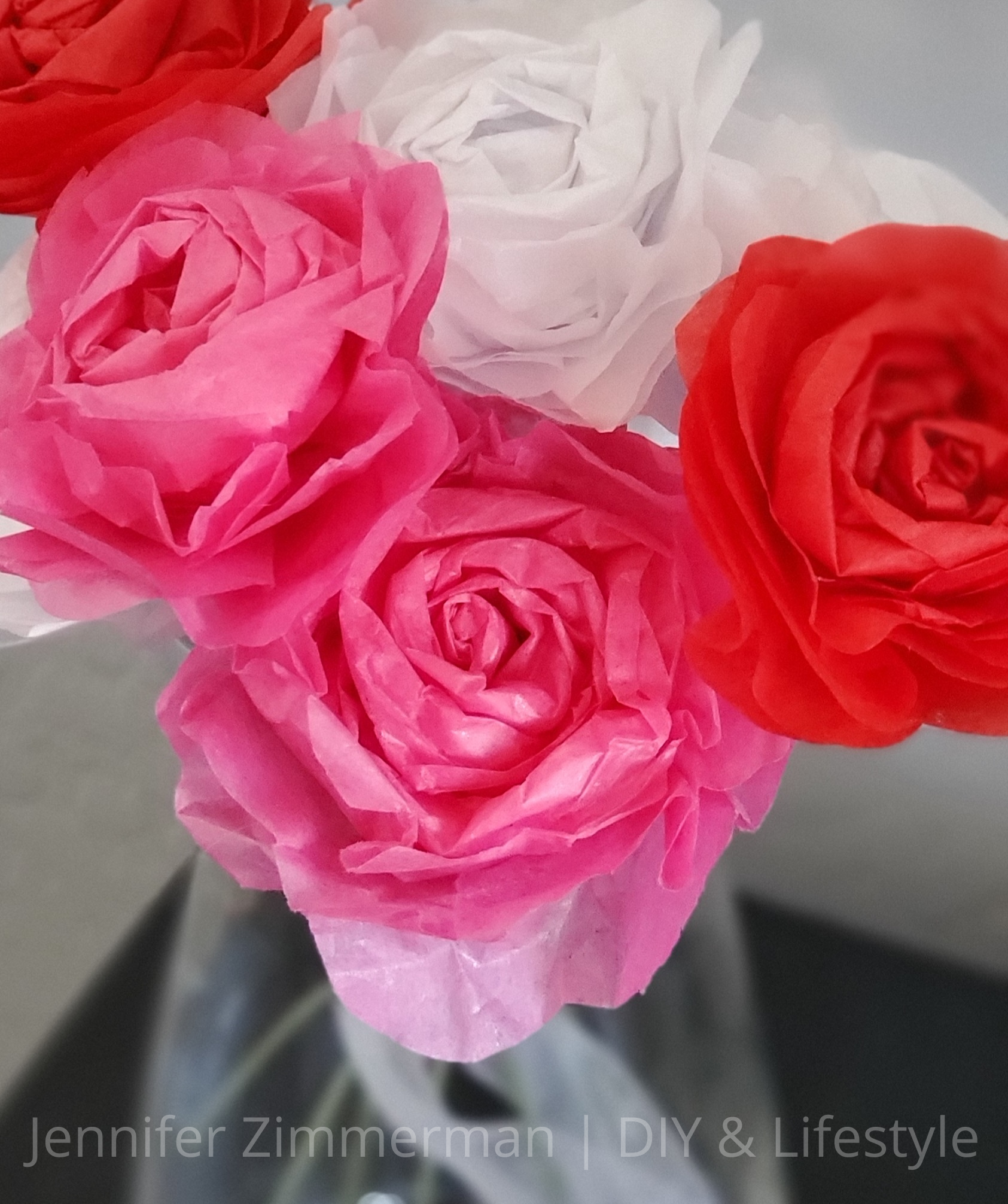 How To Make Tissue Paper Rose Flowers | Best Flower Site