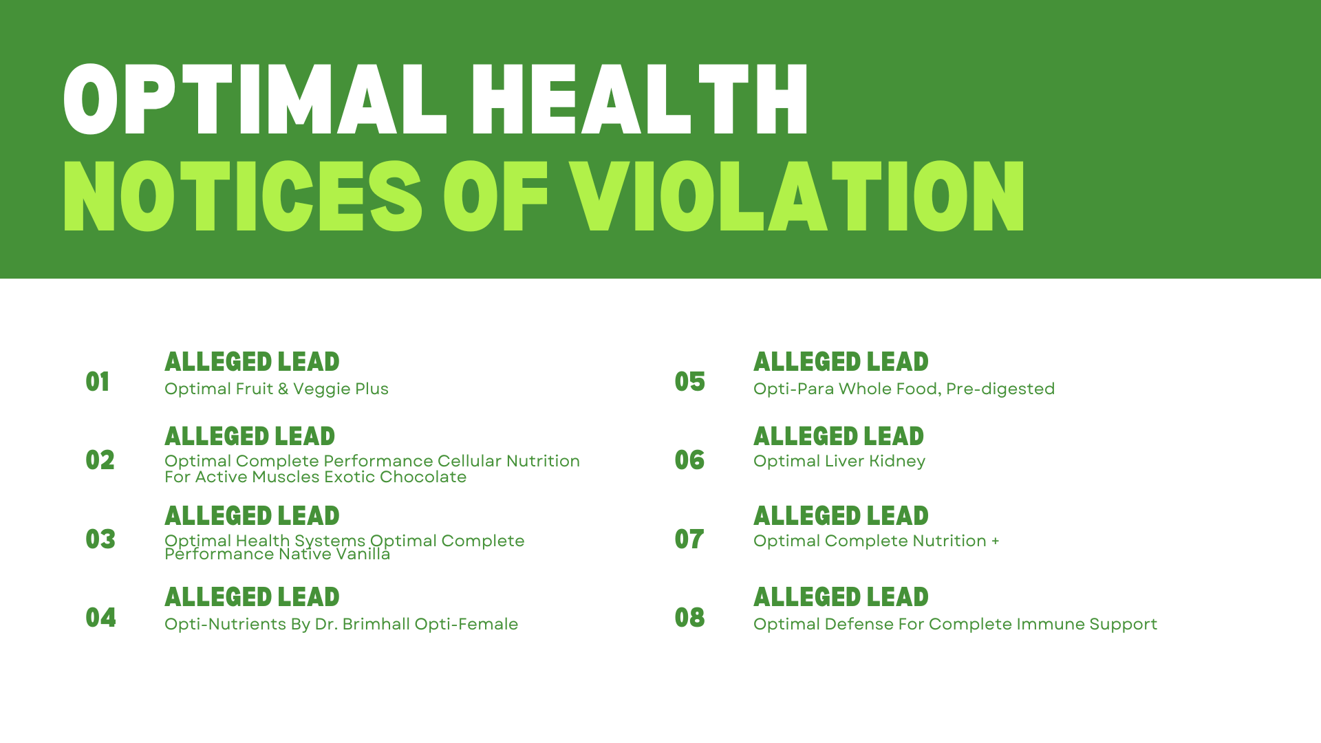 Optimal Health Systems — Environmental Research Center