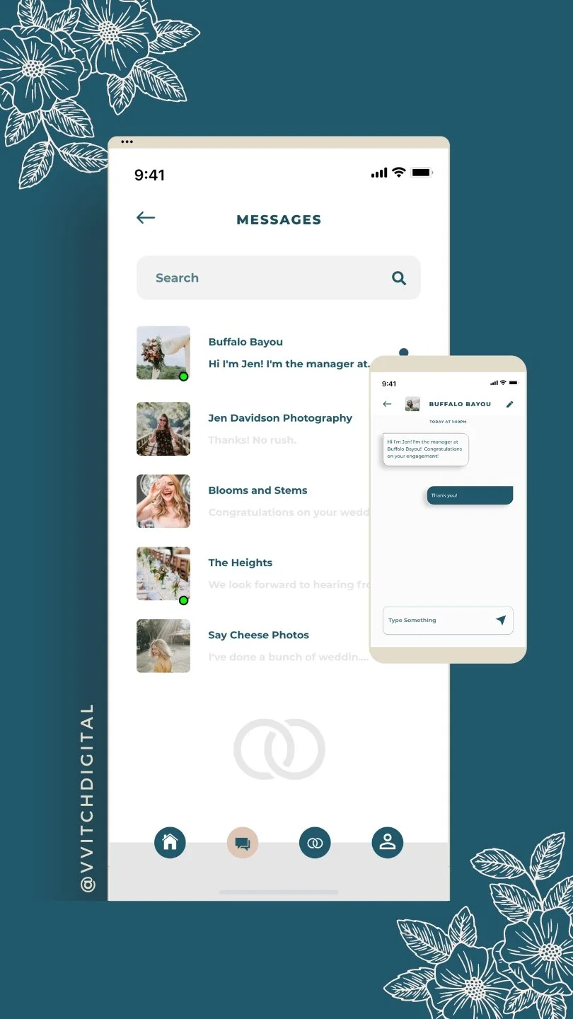 Vendr Weddings - Native App Design | VVITCH Digital Agency