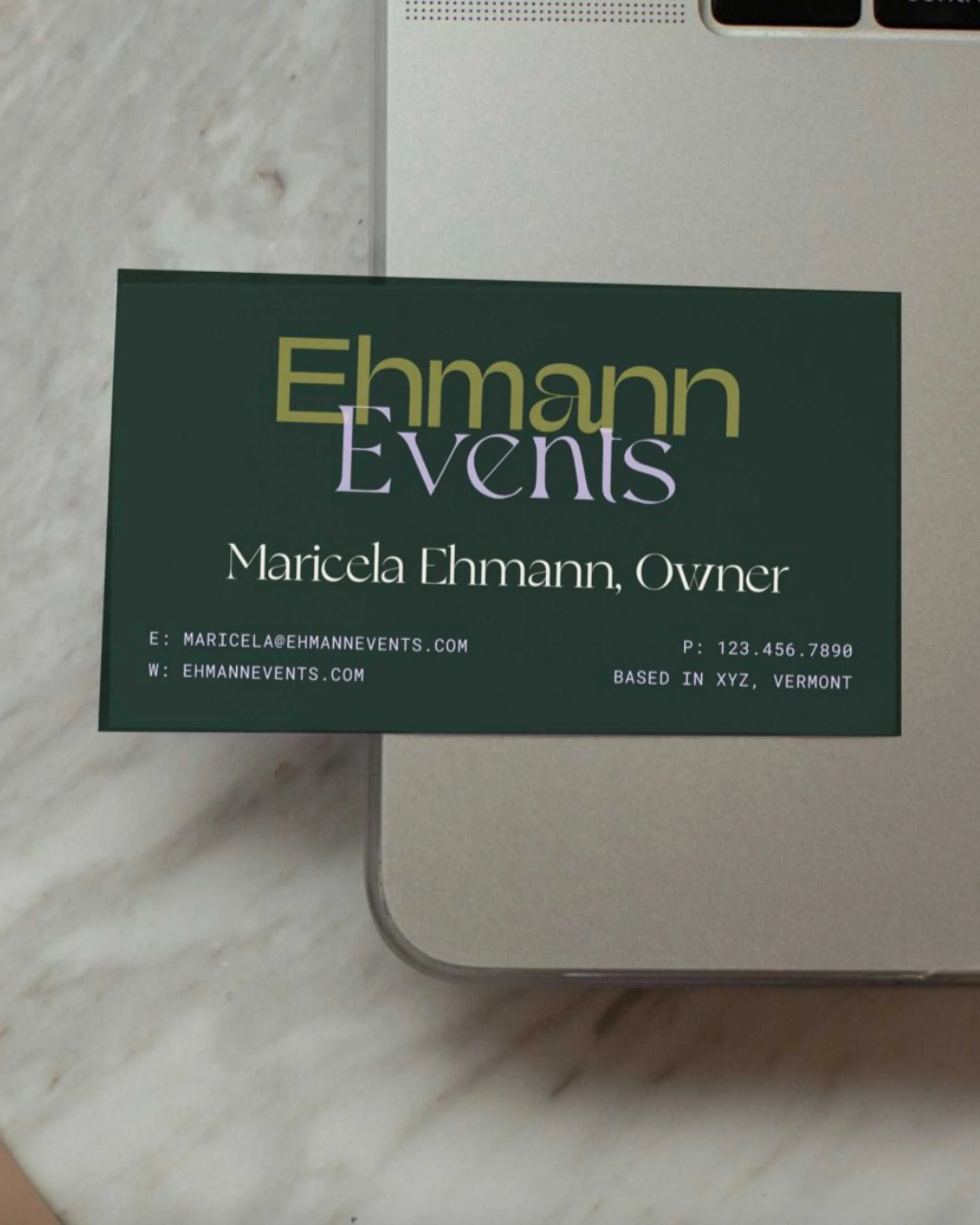 Ehmann Events - Brand Design & Social Media Templates | VVITCH Digital ...