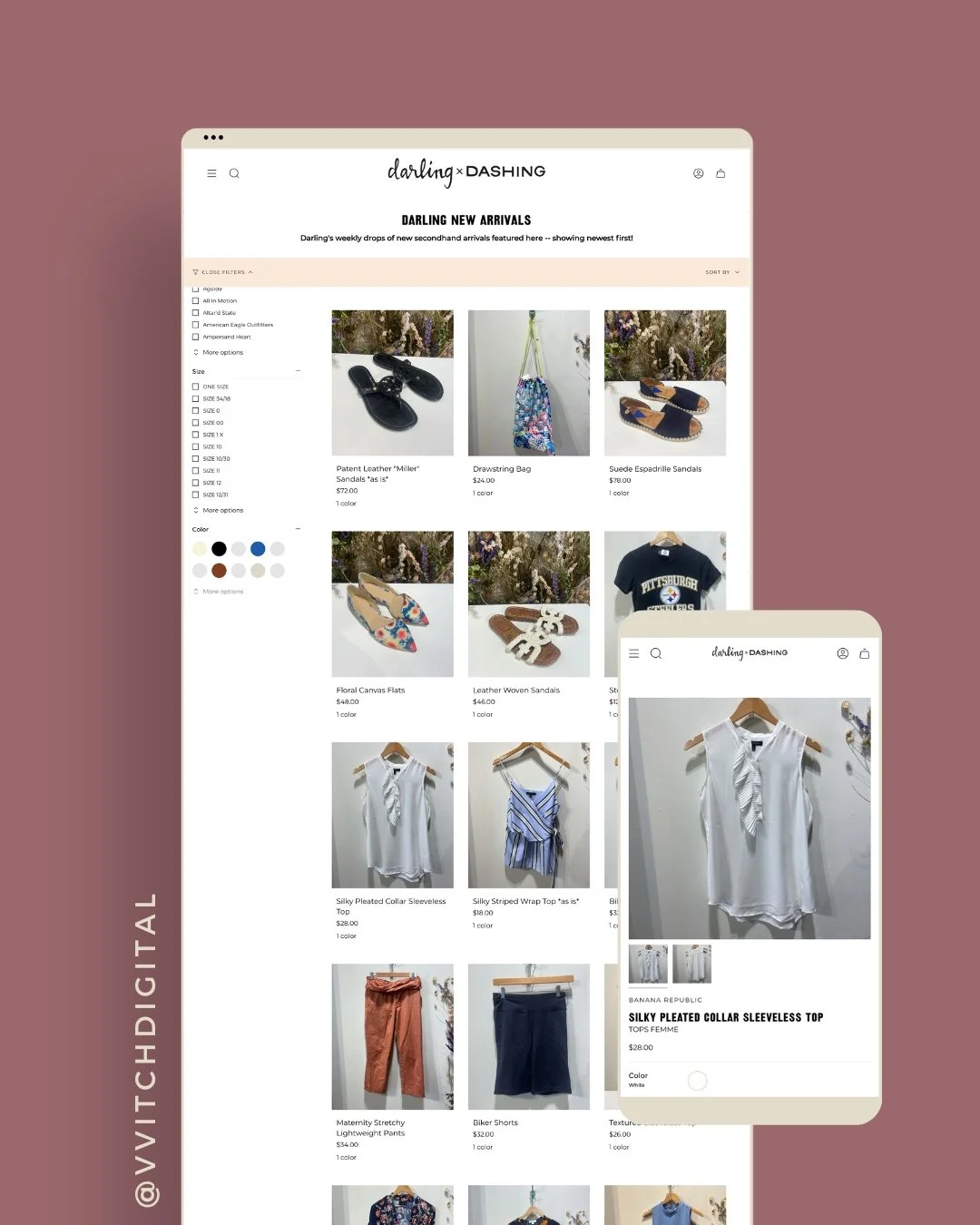 Darling x Dashing Boutique - Shopify Website Audit & Redesign | VVITCH ...