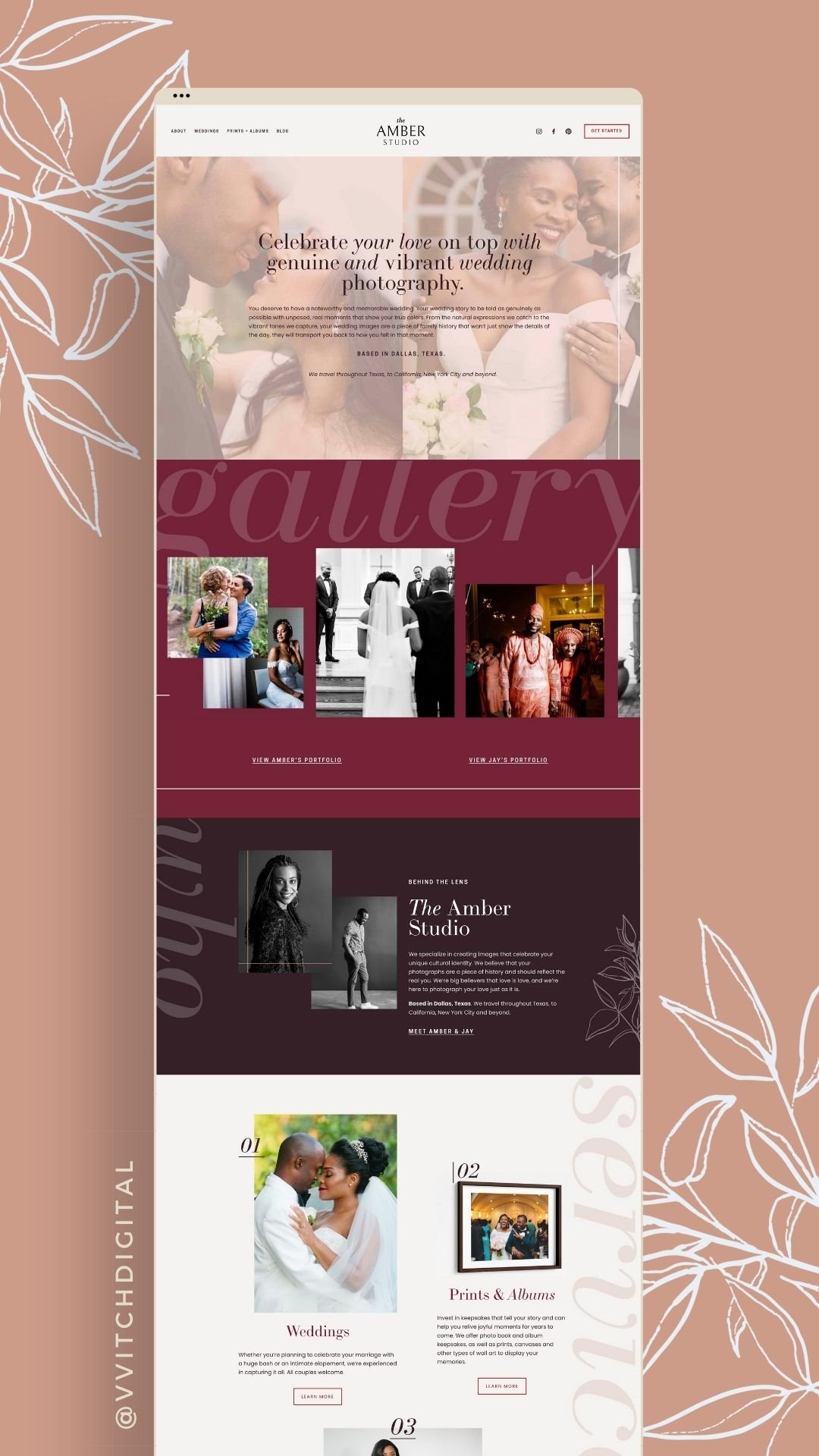 The Amber Studio - Brand Refinements & Strategy | VVITCH Digital Agency