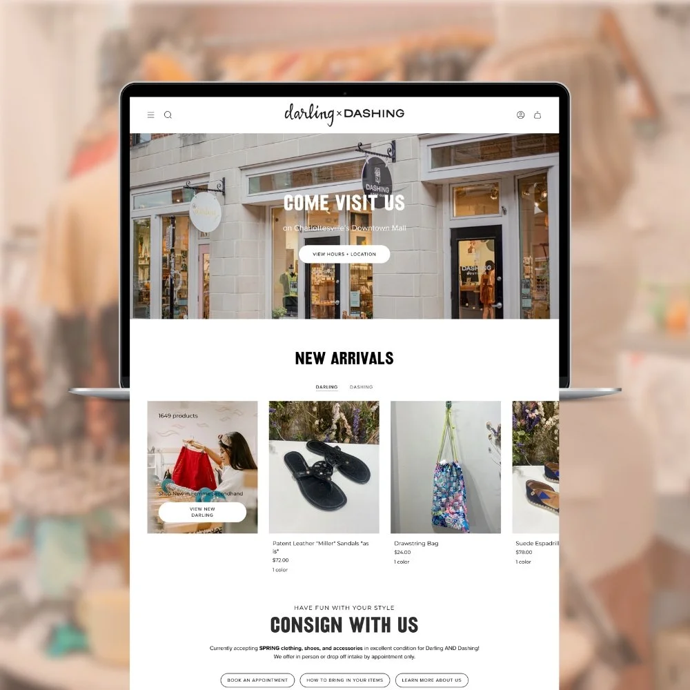 Darling x Dashing Boutique - Shopify Website Audit & Redesign | VVITCH ...
