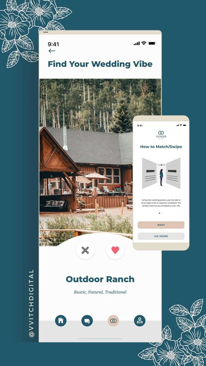 Vendr Weddings - Native App Design | VVITCH Digital Agency