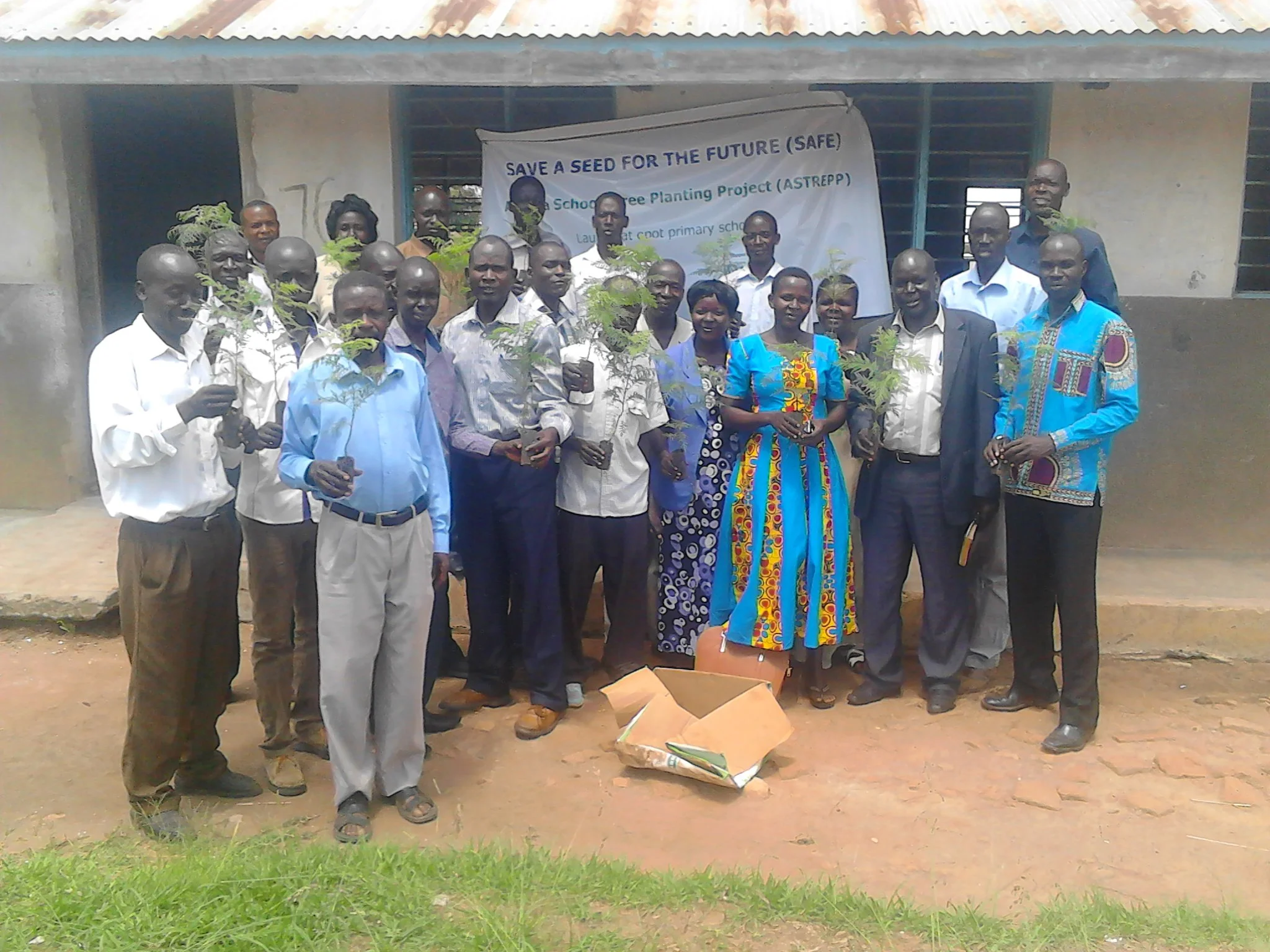 Planting trees with schools in Amuria — International Tree Foundation