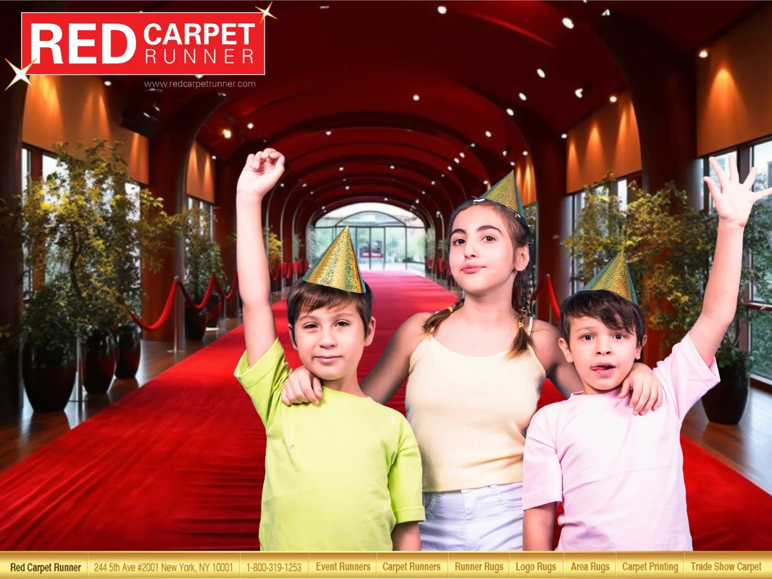 Red Carpet Runner: Red Carpet for Children's Parties