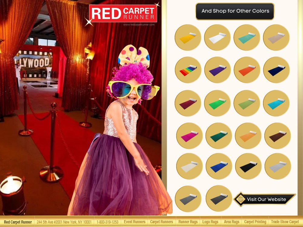 Red Carpet for Children's Parties — Red Carpet Runner