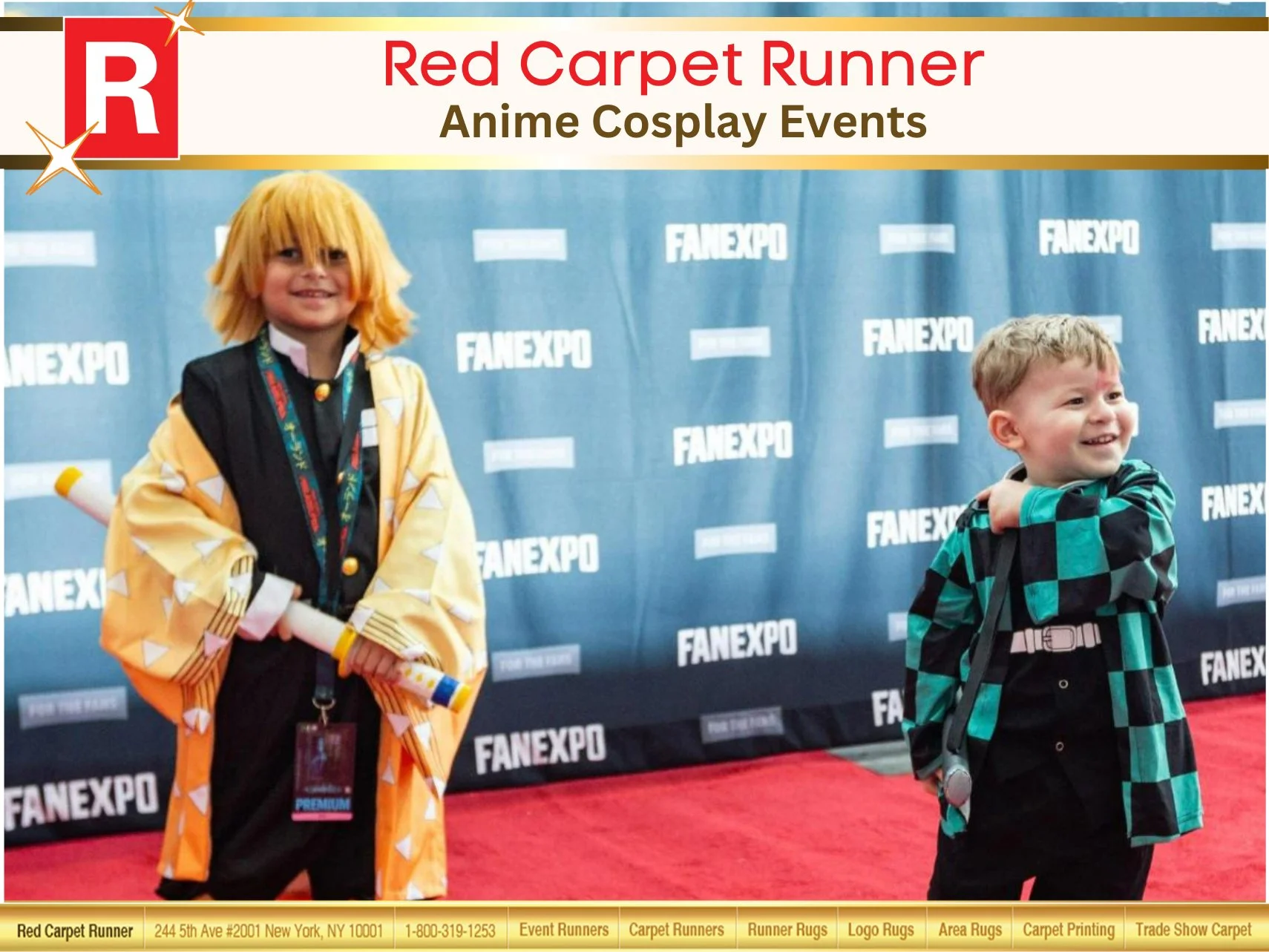 Red Carpet for Anime Cosplay Events — Red Carpet Runner