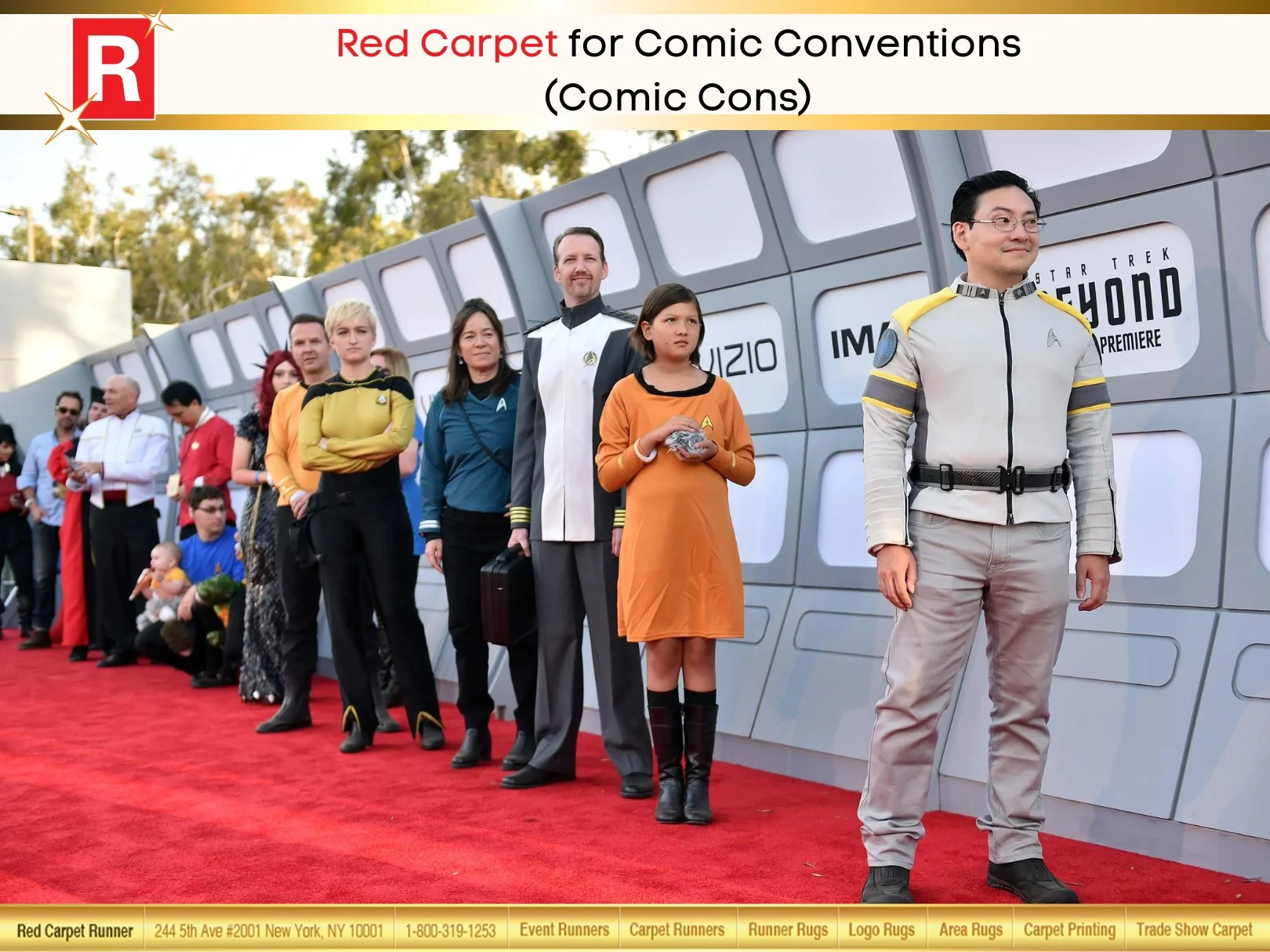 Red Carpet for Comic Conventions (Comic Cons) — Red Carpet Runner