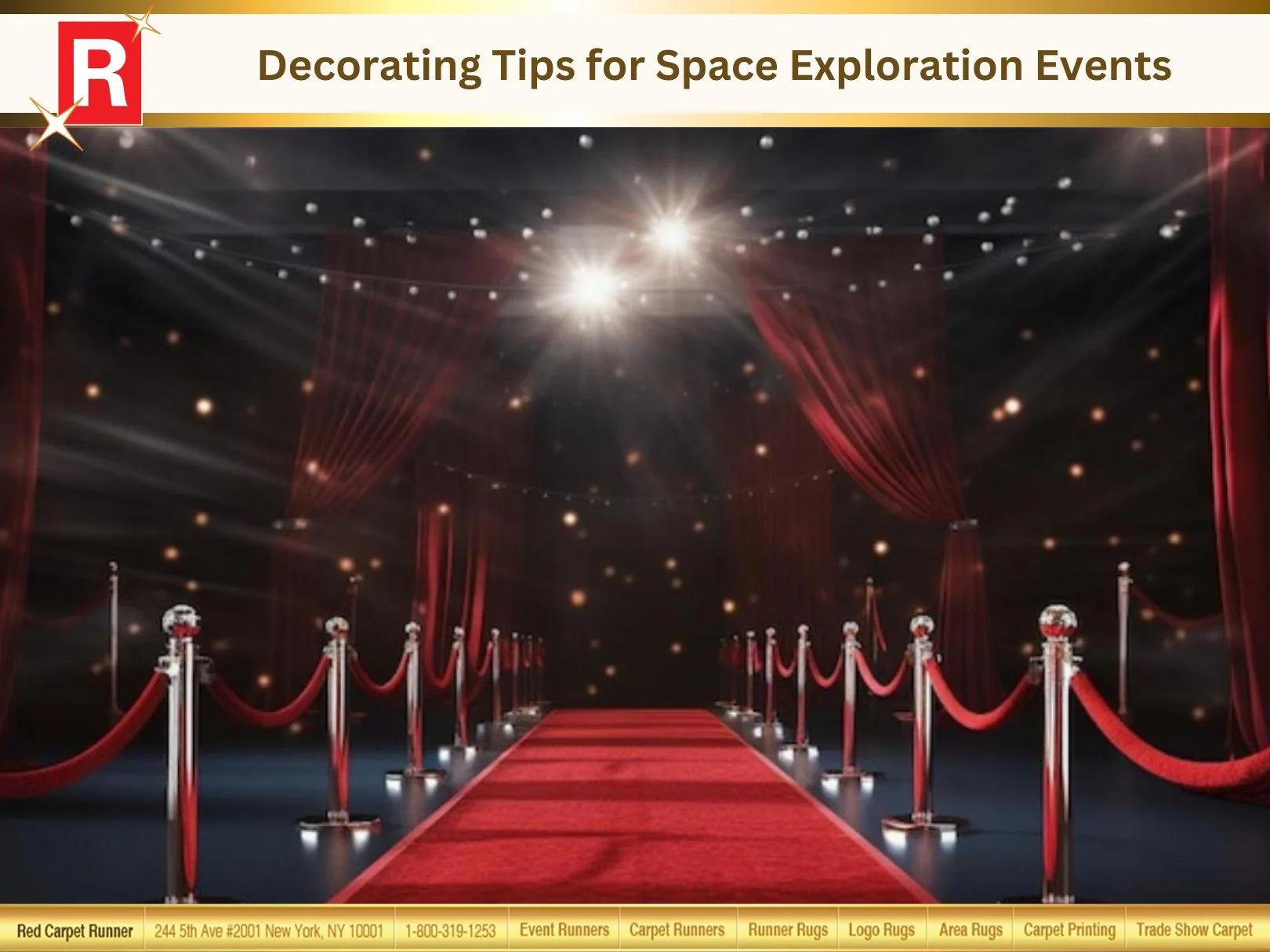 Red Carpet for Space Exploration Events — Red Carpet Runner