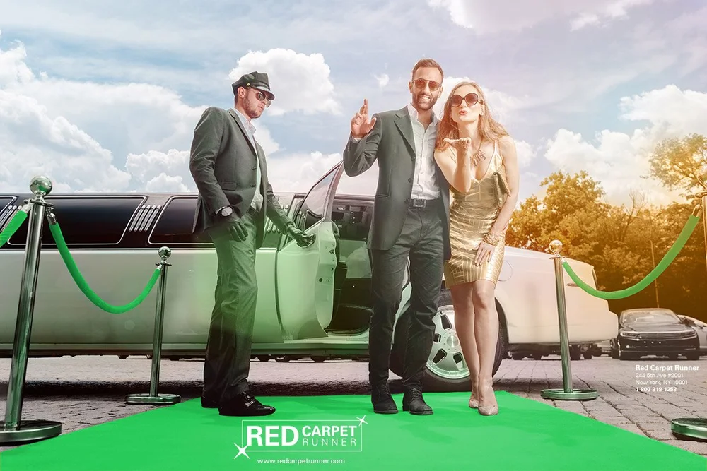 Lime Green Carpet Runner — Red Carpet Runner
