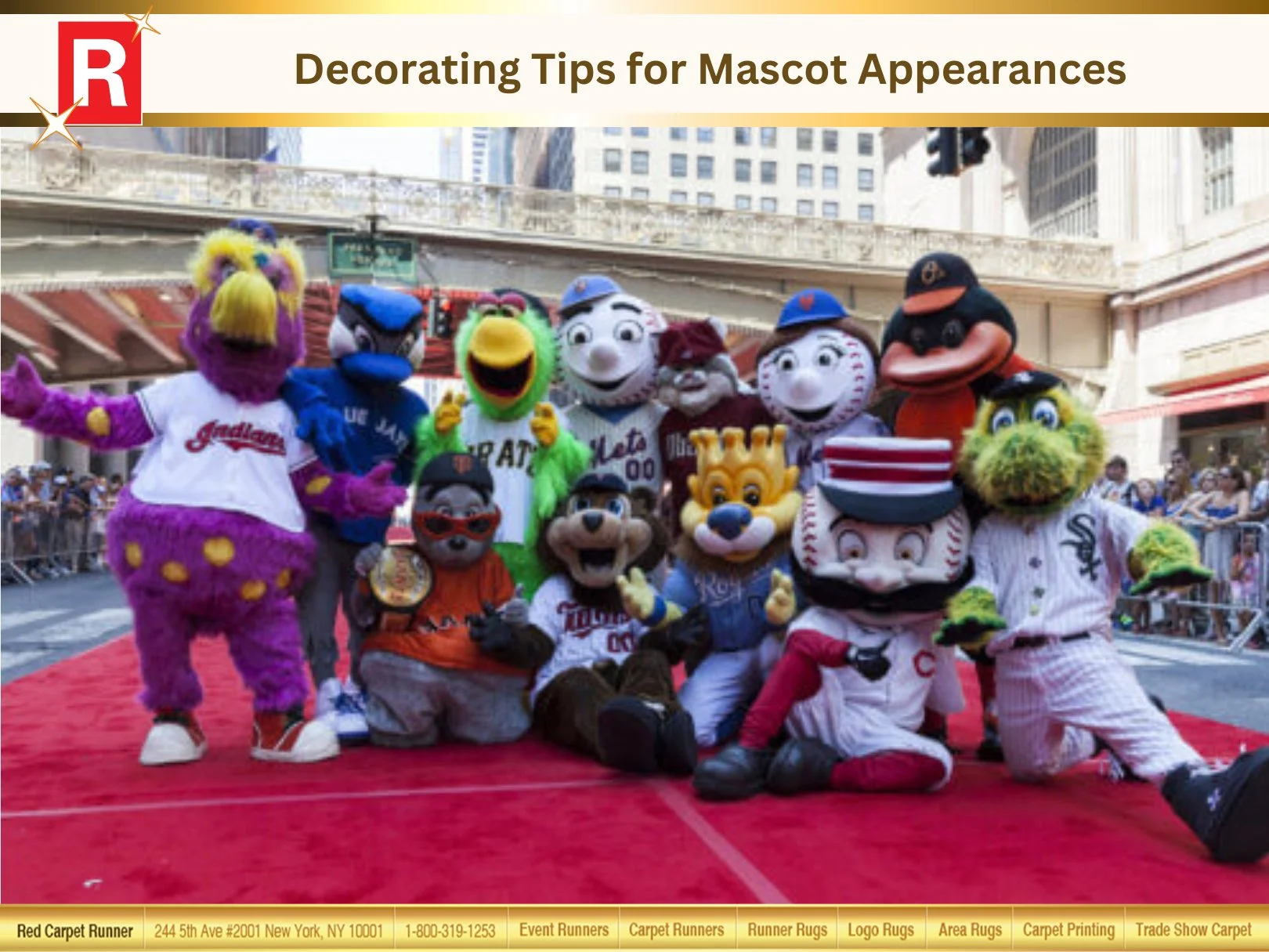 Red Carpet for Mascot Appearances — Red Carpet Runner