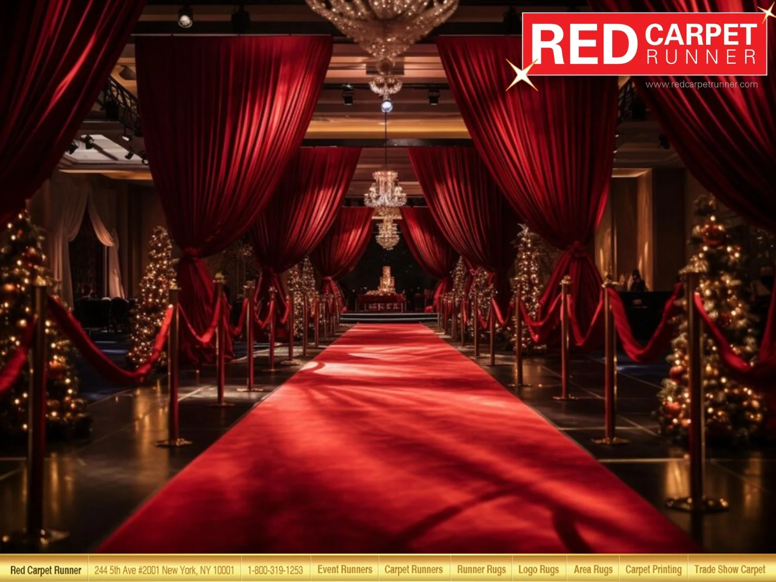 Red Carpet for New Year's Eve Parties — Red Carpet Runner