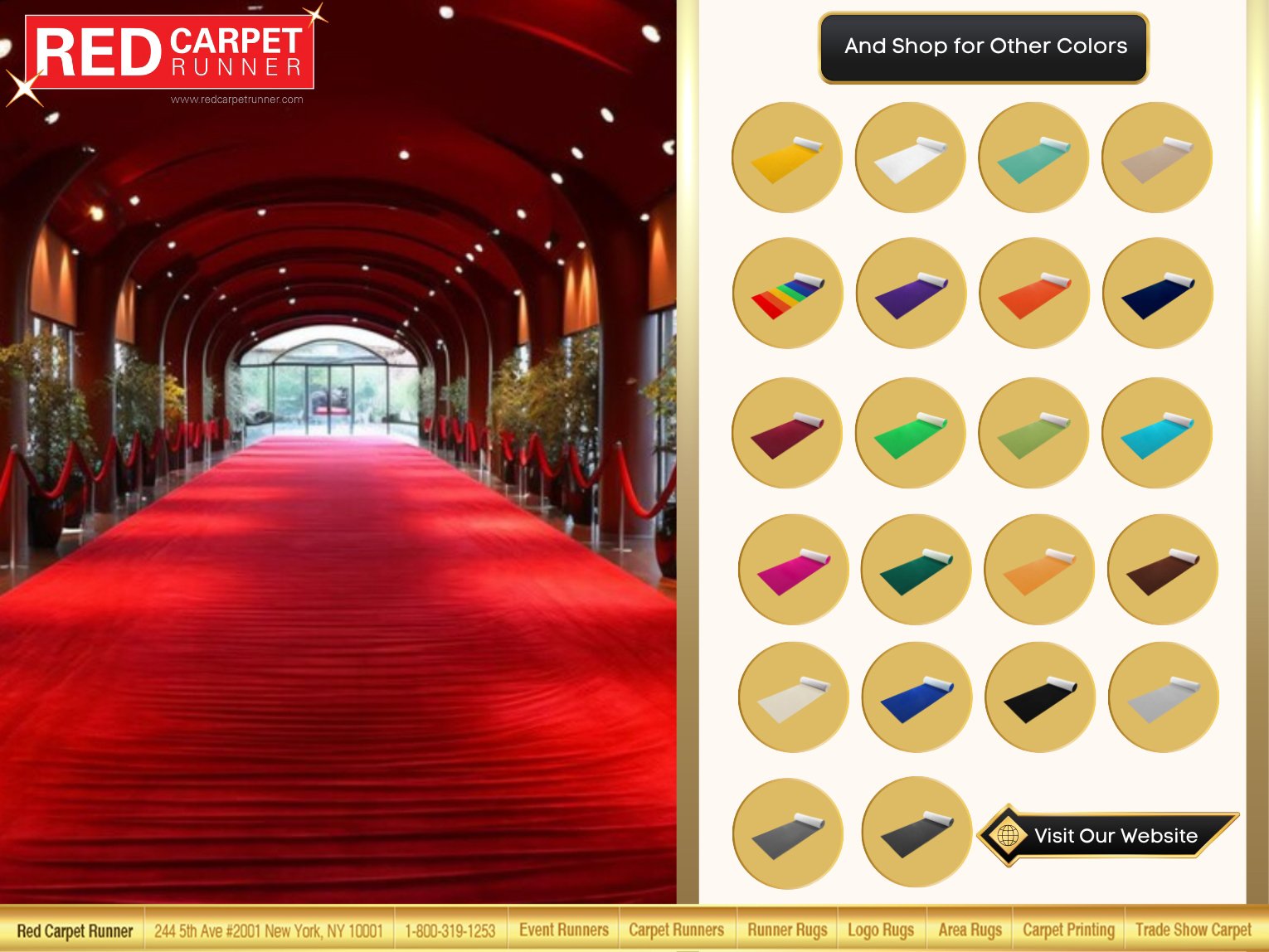 Red Carpet for Women's Conference — Red Carpet Runner