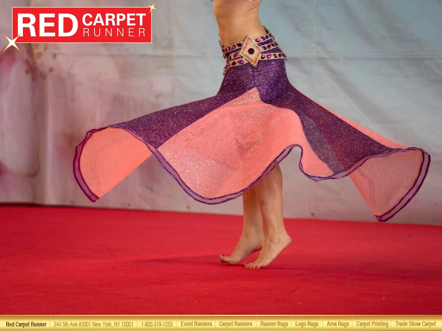 Red Carpet for Belly Dance Performances — Red Carpet Runner