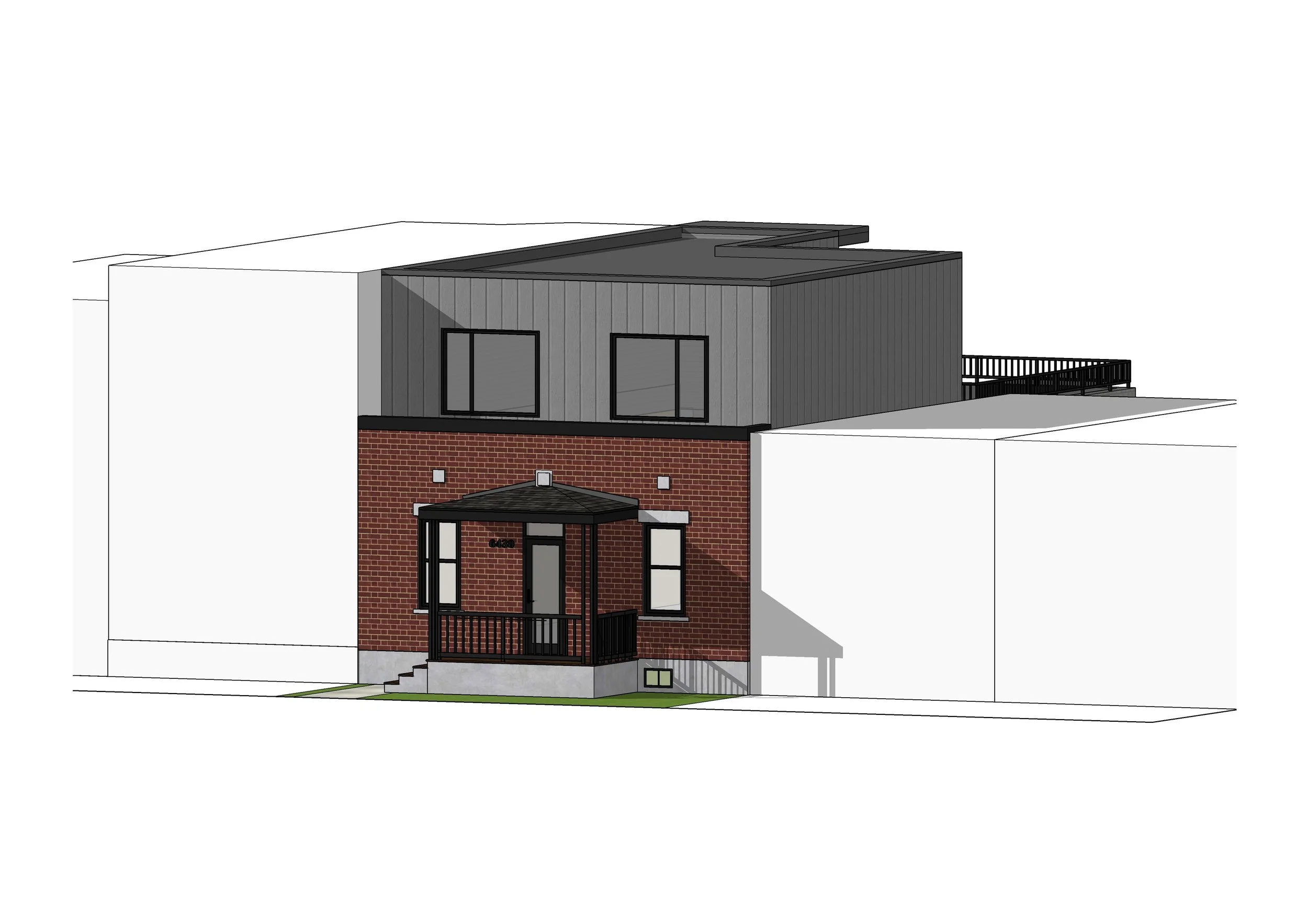 Shoebox-Style Home Transformation – Second-Floor Addition & Interior ...