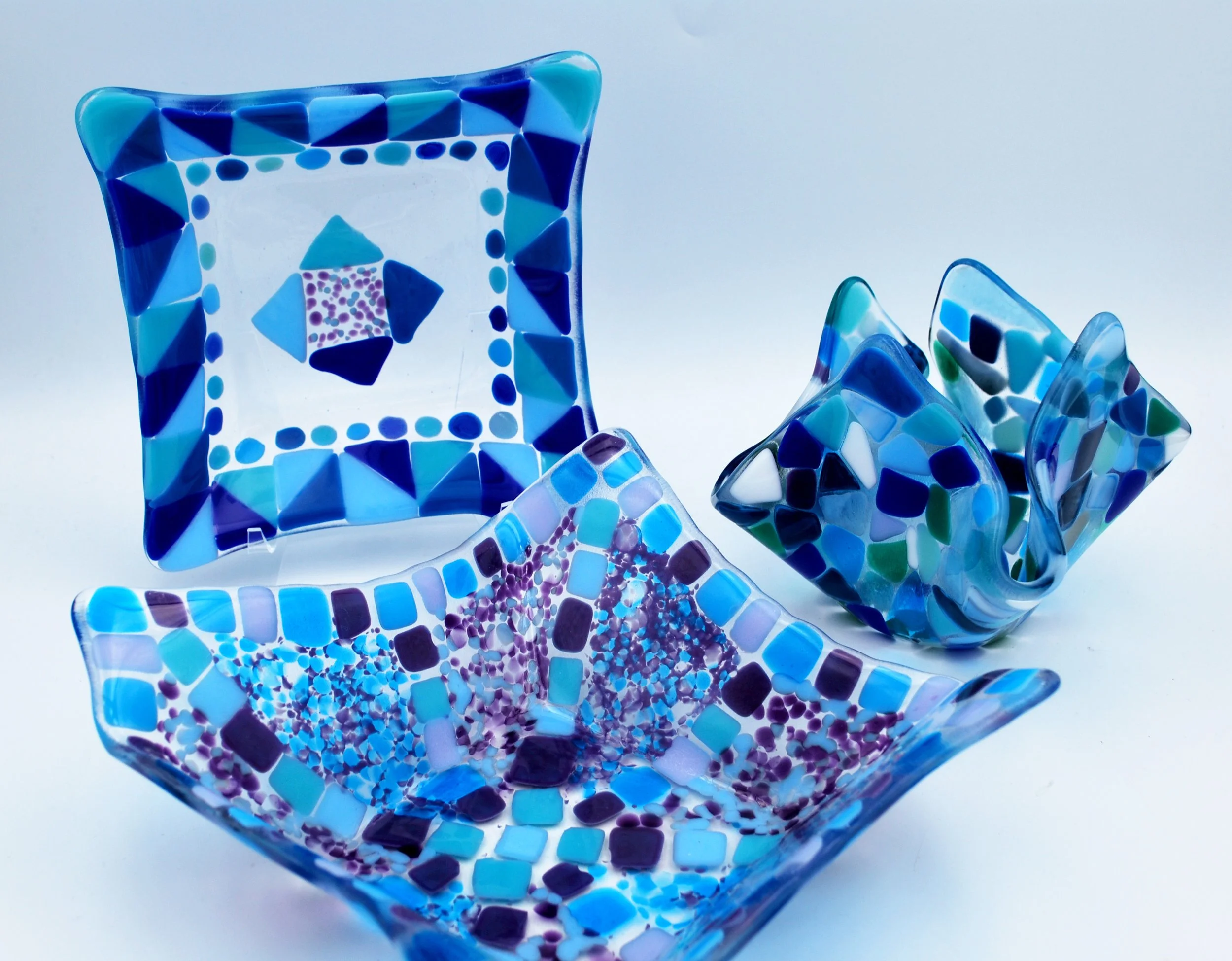Gallery of Slumped Fused-Glass Art — Glassworks Studio - Make One-of-a ...