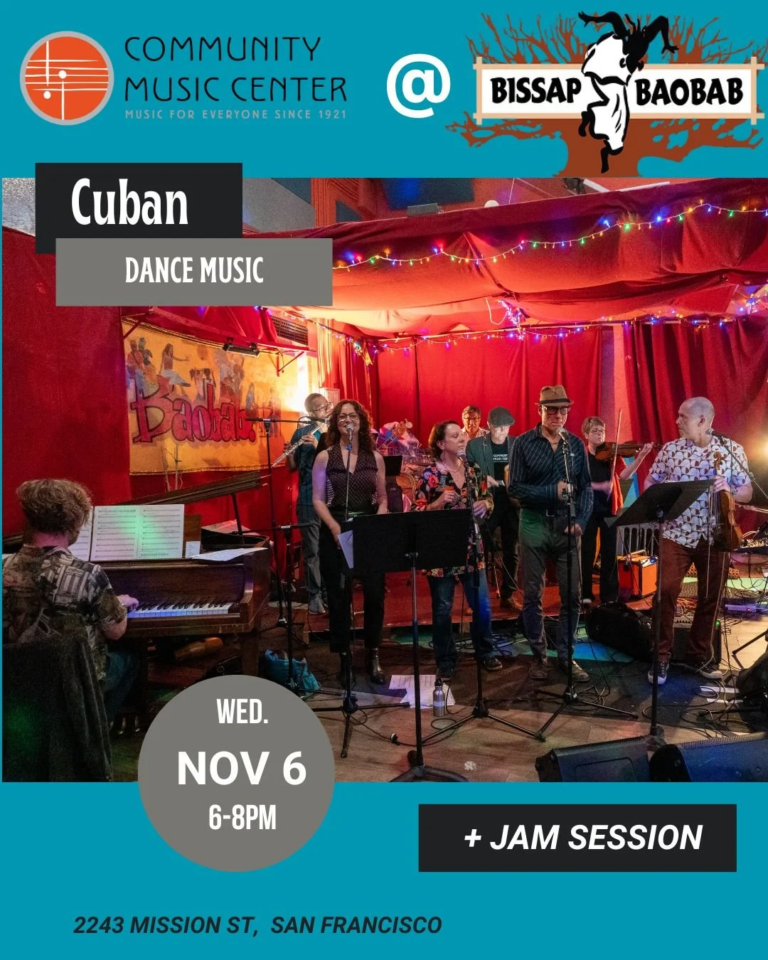 Community Music Center Ensembles bringing you Cuban dance music at ...