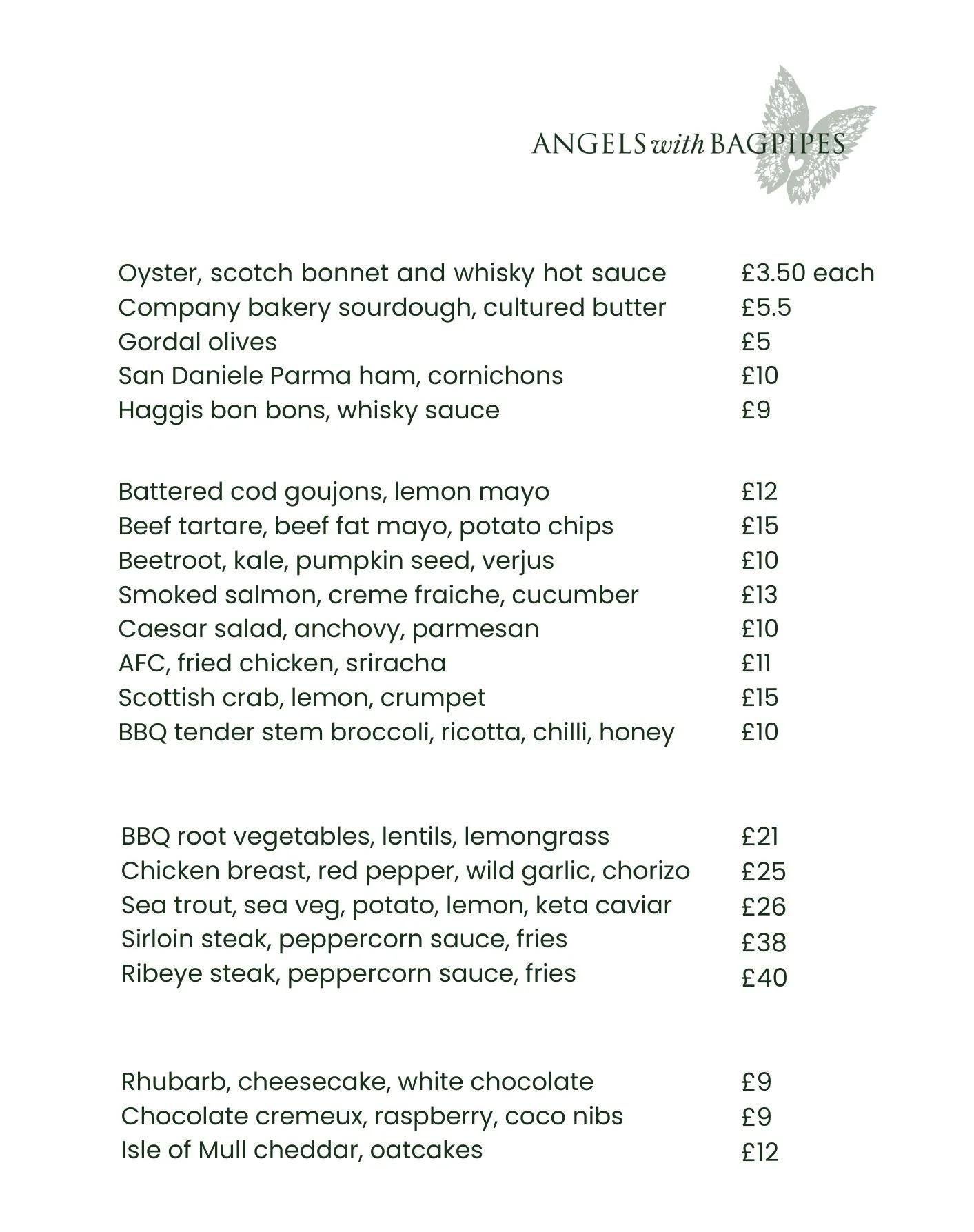 Angels with Bagpipes - Kitchen + Wine Bar - Royal Mile Edinburgh