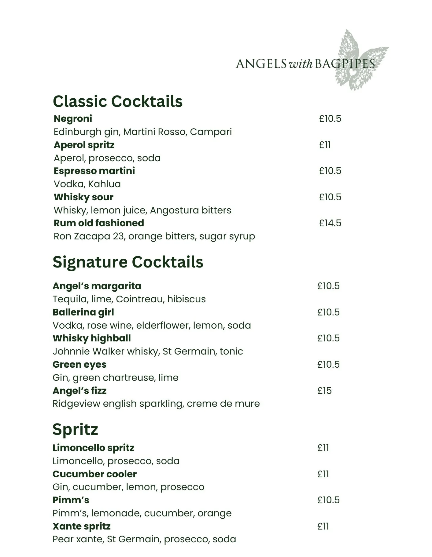 Angels with Bagpipes - Kitchen + Wine Bar - Royal Mile Edinburgh