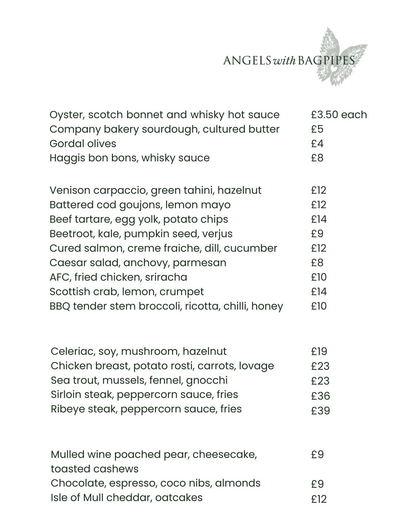 Angels with Bagpipes - Kitchen + Wine Bar - Royal Mile Edinburgh