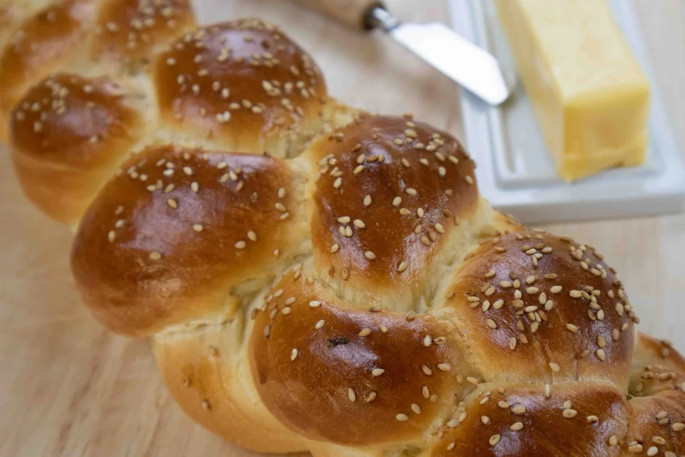 Easy Small Batch Challah Bread Recipe with Sesame Seeds — Its Better ...